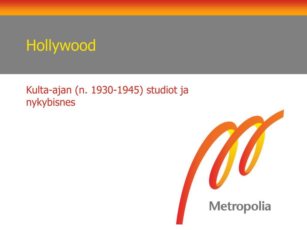 PPT - Hollywood PowerPoint Presentation, free download - ID:4545666