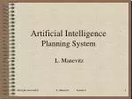 PPT - Artificial Intelligence Planning System PowerPoint Presentation ...