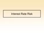 PPT - Interest Rate Risk I Chapter 8 PowerPoint Presentation, free ...