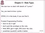 PPT - Chapter 5: Elementary Data Types PowerPoint Presentation, free download - ID:737900