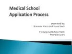 PPT - Medical School Application PowerPoint Presentation, free download ...