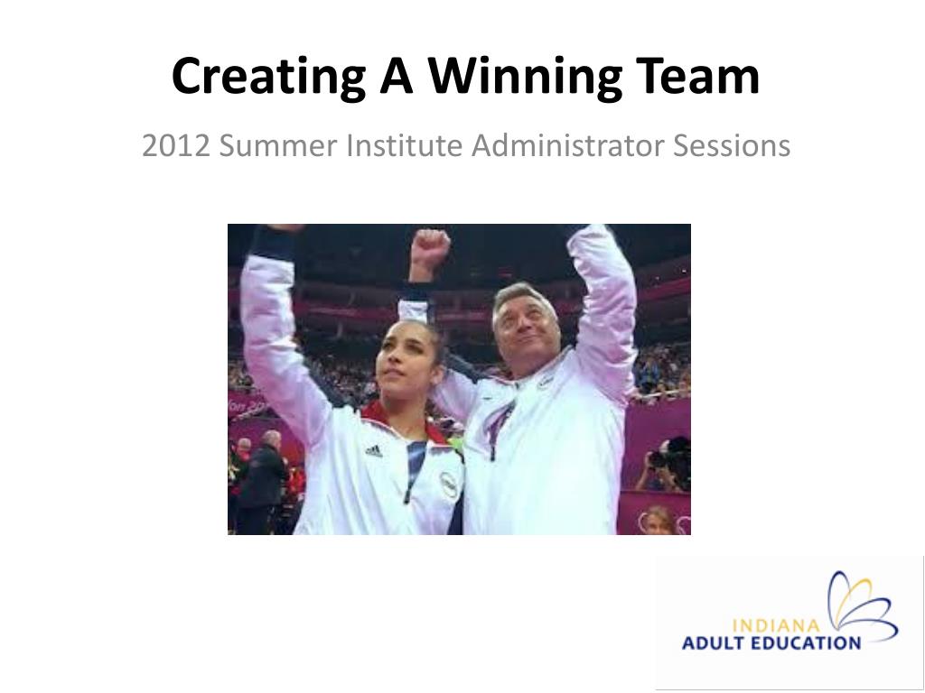 PPT - Creating A Winning Team PowerPoint Presentation, free download ...