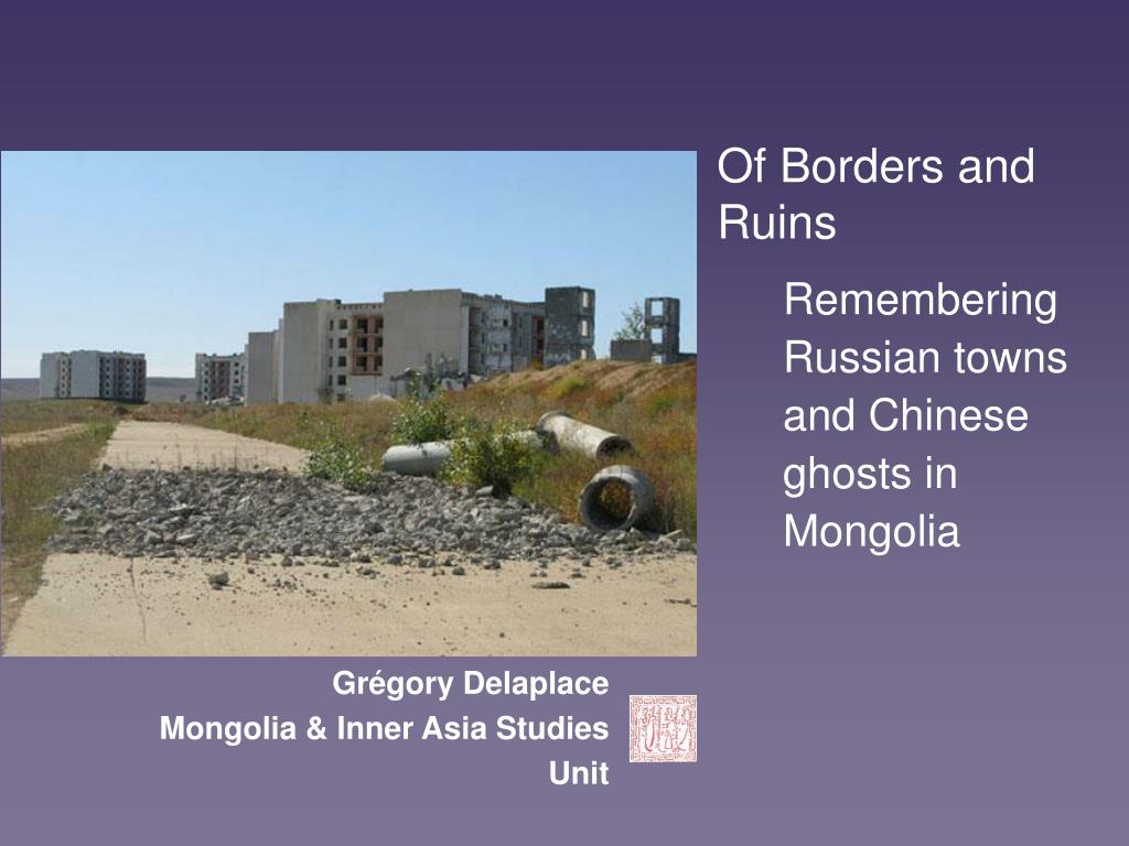 PPT - Of Borders and Ruins PowerPoint Presentation, free download - ID ...