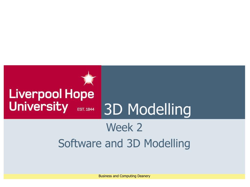PPT - 3D Modelling PowerPoint Presentation, free download - ID:4553850