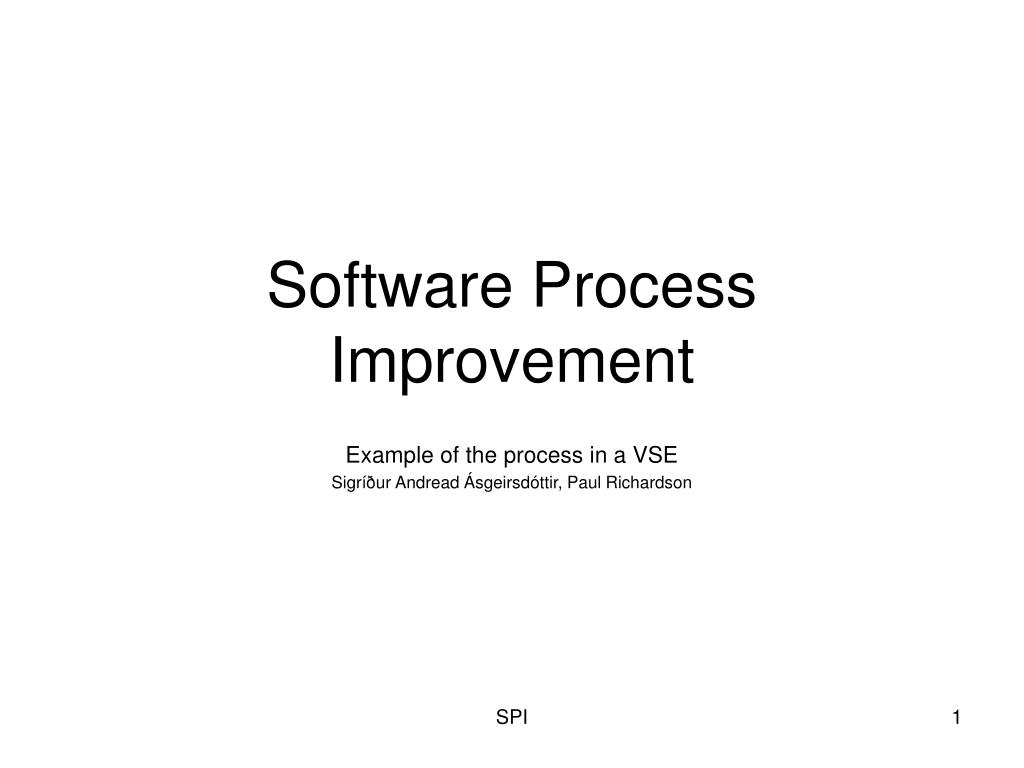 PPT - Software Process Improvement PowerPoint Presentation, free ...