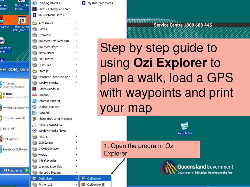 PPT - Using Ozi Explorer to Plan your campout walk PowerPoint ...