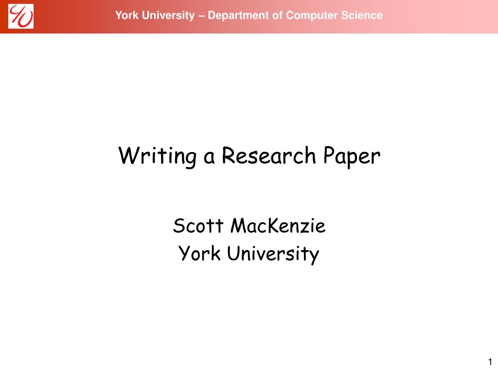 PPT - Writing a Research Paper PowerPoint Presentation, free download ...