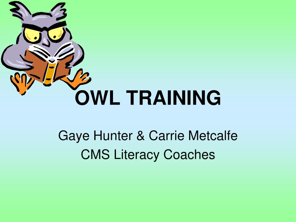 PPT - OWL TRAINING PowerPoint Presentation, free download - ID:4557101