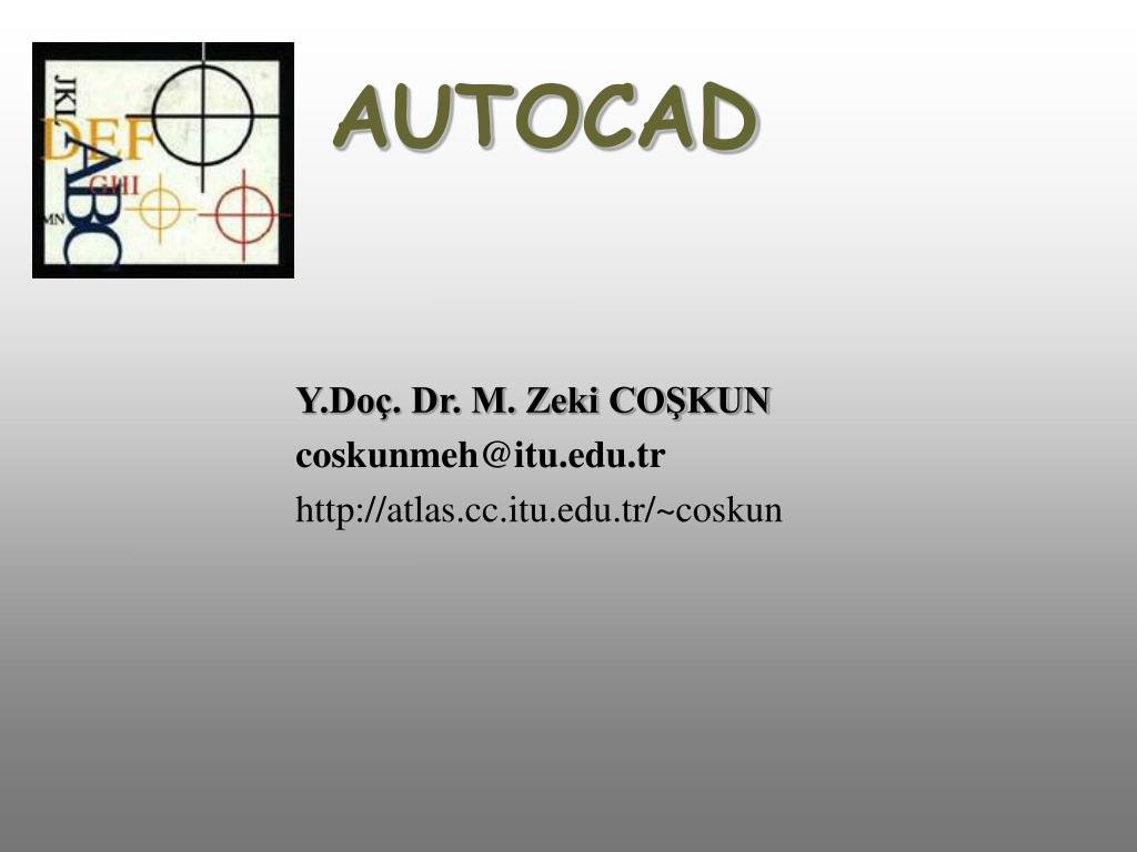 PPT - AUTOCAD PowerPoint Presentation, free download - ID:4557250