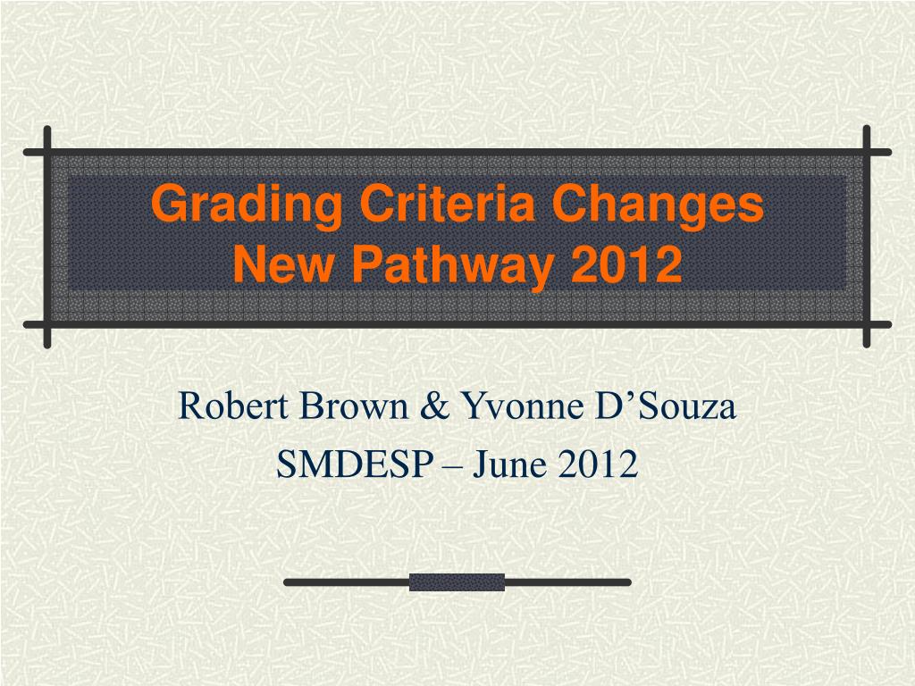 PPT - Updated Grading Criteria & Pathway Changes for Diabetic ...