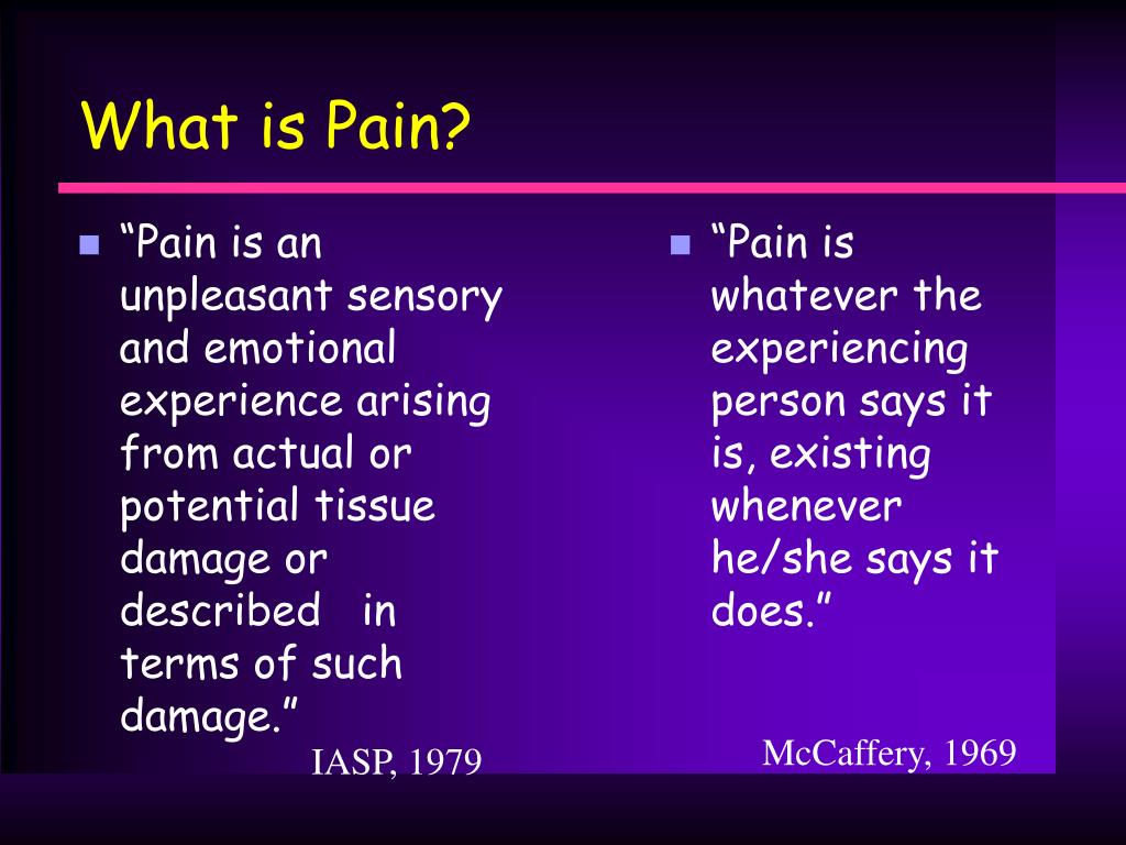 PPT - What is Pain? PowerPoint Presentation, free download - ID:4558633