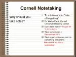 PPT - Cornell Notetaking PowerPoint Presentation, free download - ID ...