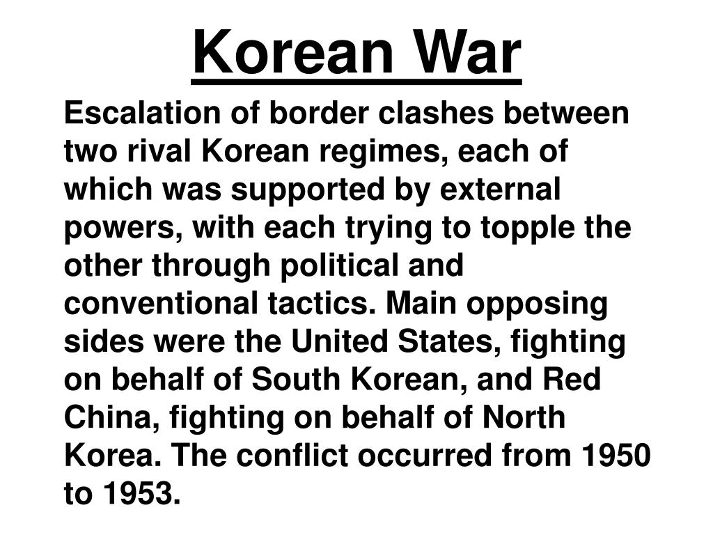 PPT - Korean War PowerPoint Presentation, free download - ID:4564084