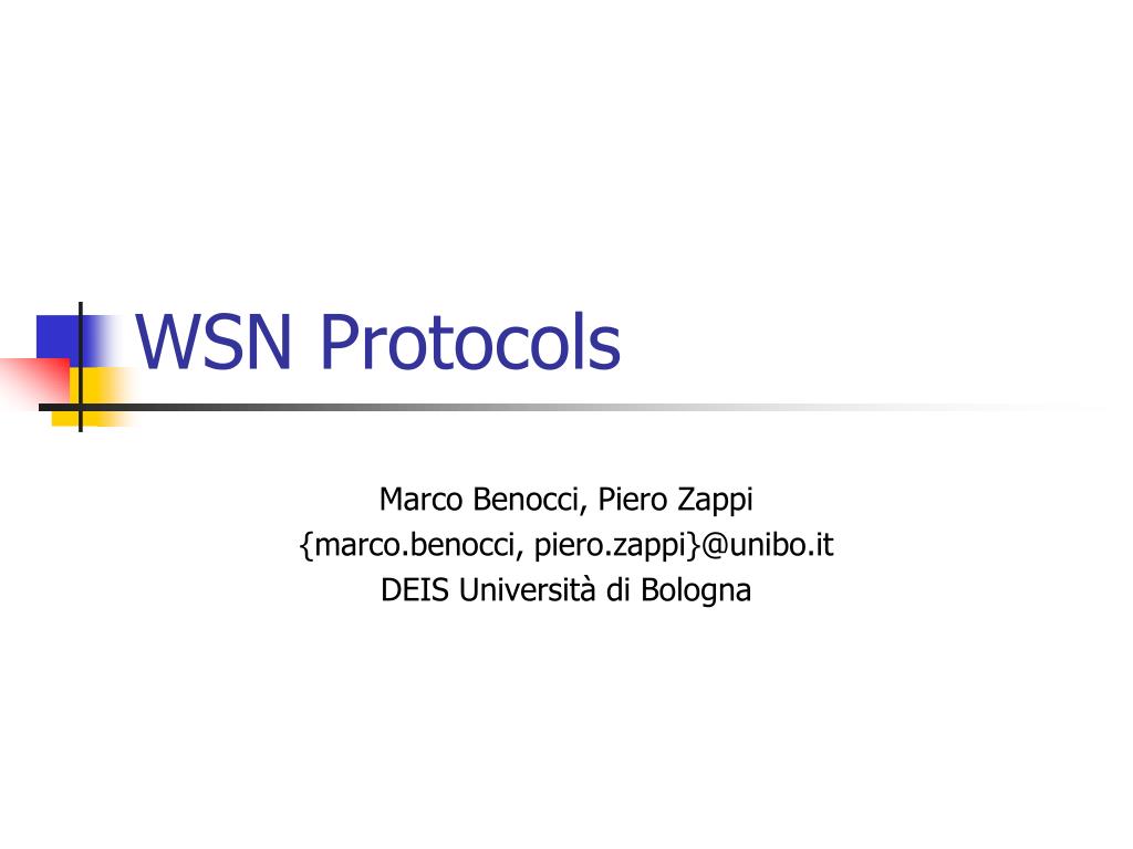 PPT - WSN Protocols PowerPoint Presentation, free download - ID:4564779
