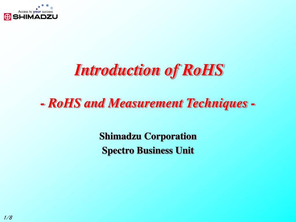 PPT - Introduction of RoHS PowerPoint Presentation, free download - ID ...