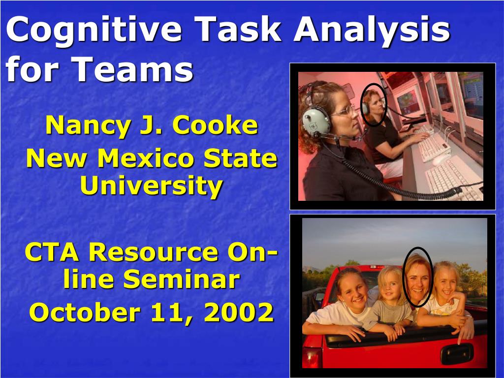 PPT - Cognitive Task Analysis for Teams PowerPoint Presentation, free ...