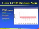 PPT - Chapter 8 IIR Filter Design PowerPoint Presentation, free ...