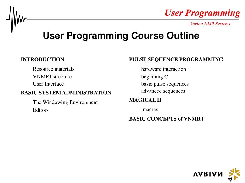 PPT - User Programming Course Outline PowerPoint Presentation, free ...