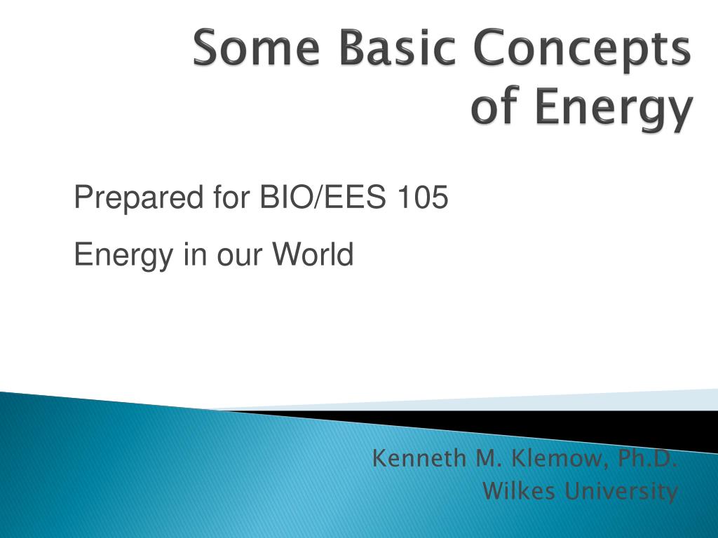 PPT - Some Basic Concepts of Energy PowerPoint Presentation, free ...