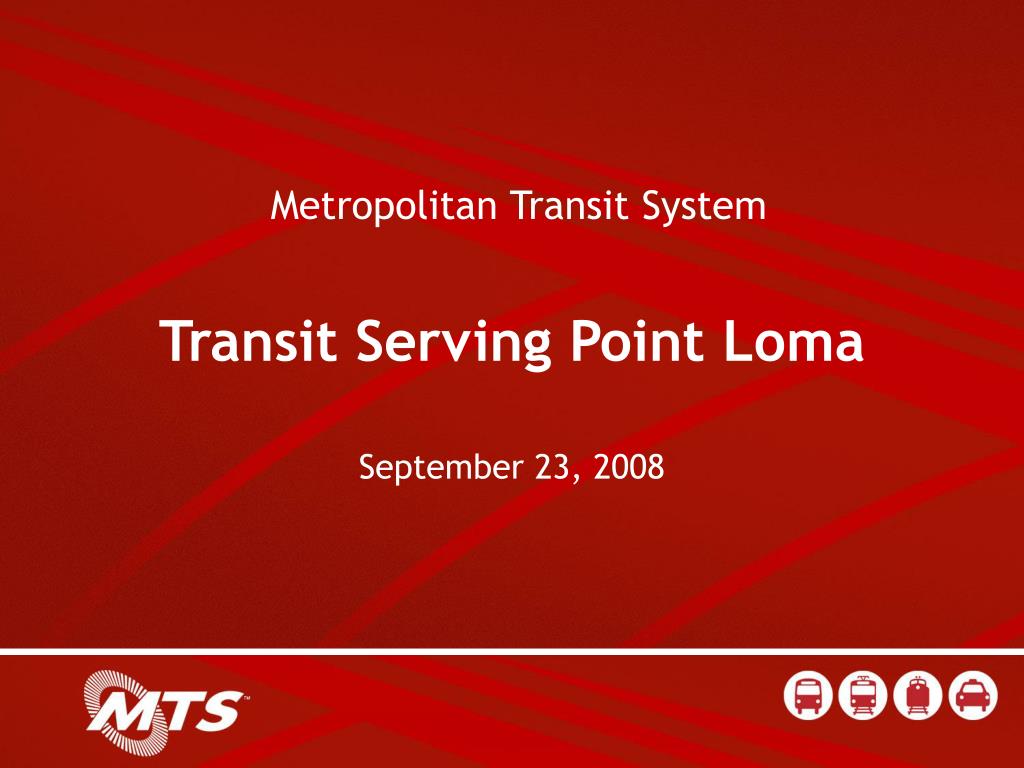 PPT - Metropolitan Transit System PowerPoint Presentation, free ...