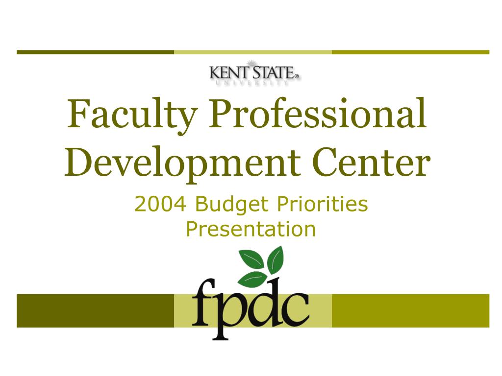 PPT - Faculty Professional Development Center PowerPoint Presentation ...