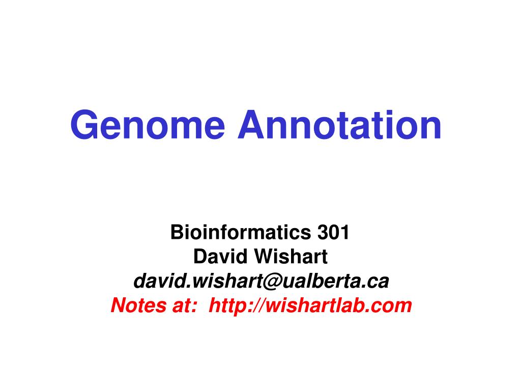 PPT - Genome Annotation PowerPoint Presentation, free download - ID:4573708
