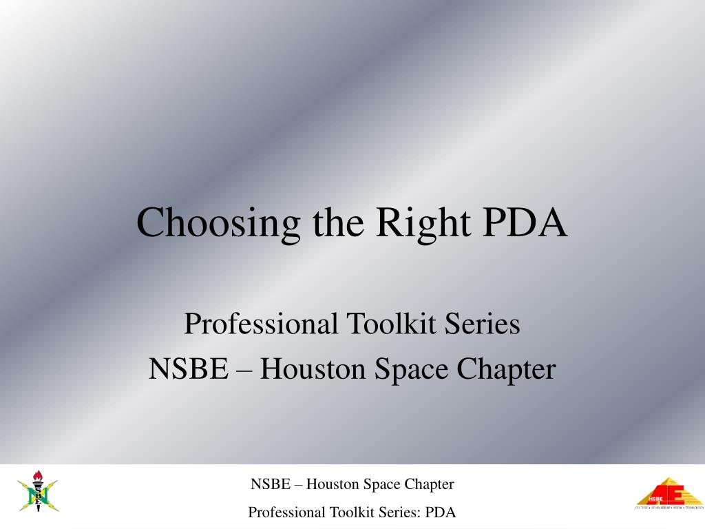 PPT - Choosing the Right PDA: Your Professional Toolkit Guide ...