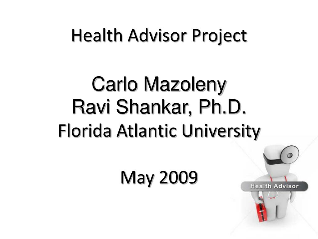 PPT - Health Advisor Project PowerPoint Presentation, free download ...