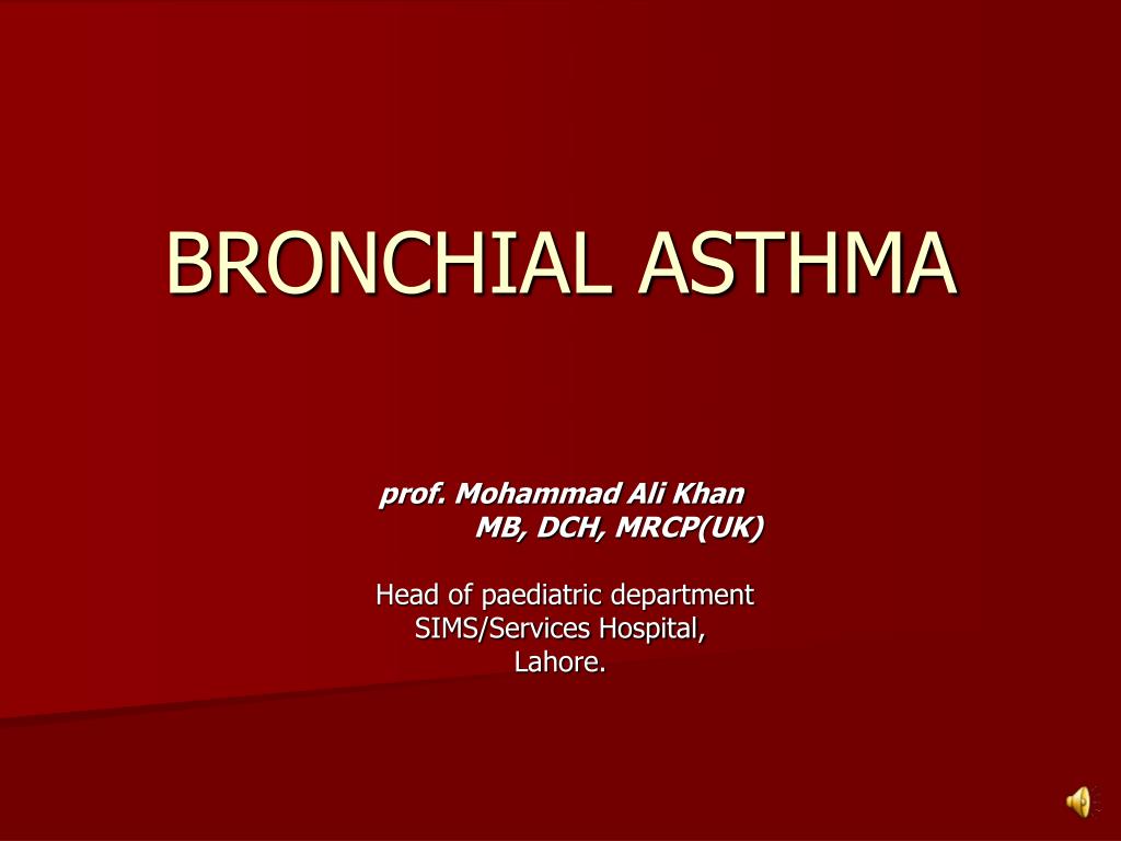 PPT - BRONCHIAL ASTHMA PowerPoint Presentation, free download - ID:4578235