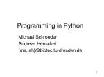 PPT - Where can You get Training in Python Programming PowerPoint Presentation - ID:10623149