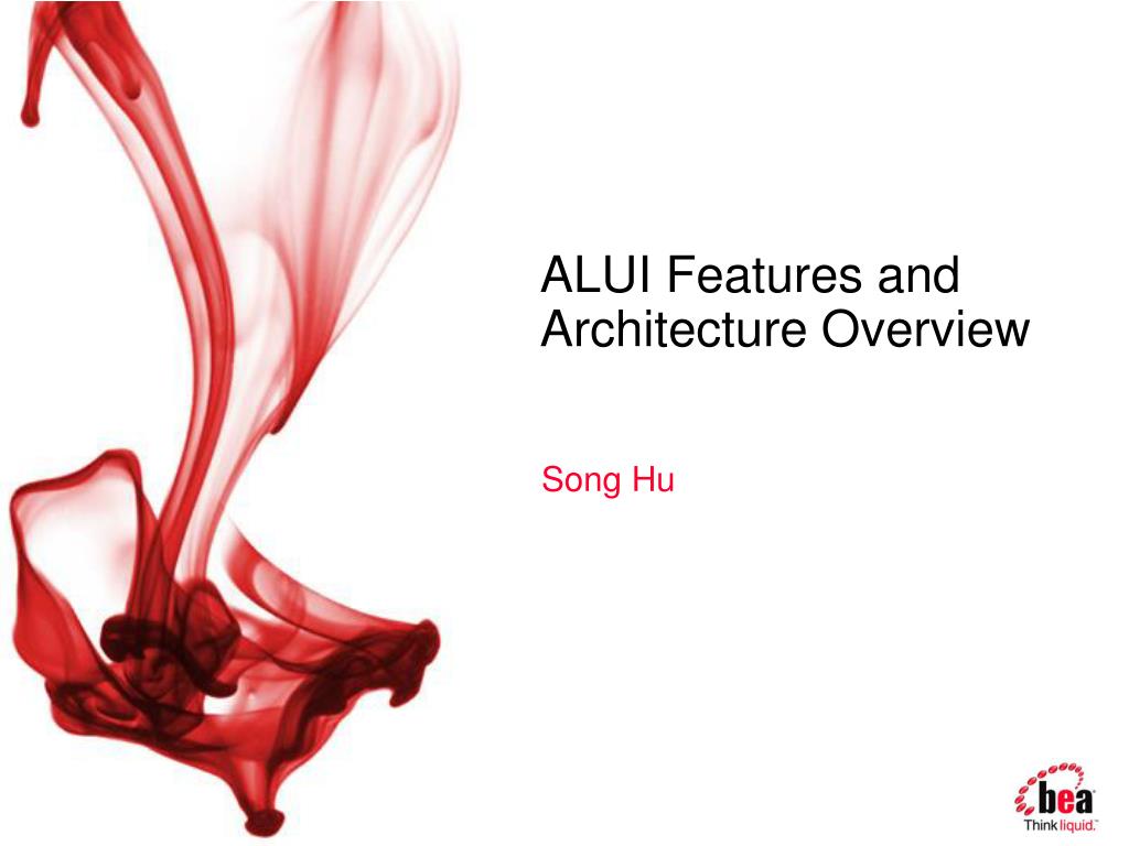 PPT - ALUI Features and Architecture Overview PowerPoint Presentation ...
