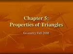 PPT - Properties of Triangles PowerPoint Presentation, free download ...
