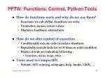 PPT - FUNCTIONS in Python PowerPoint Presentation, free download - ID:9490883