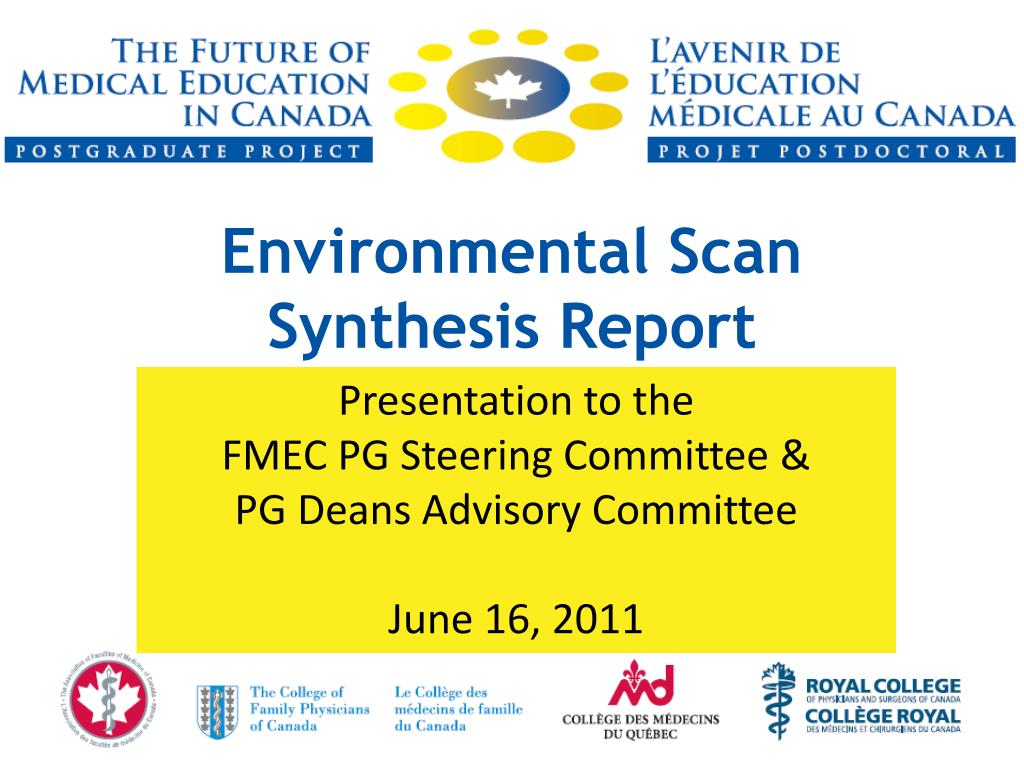 PPT - Environmental Scan Synthesis Report PowerPoint Presentation, free ...