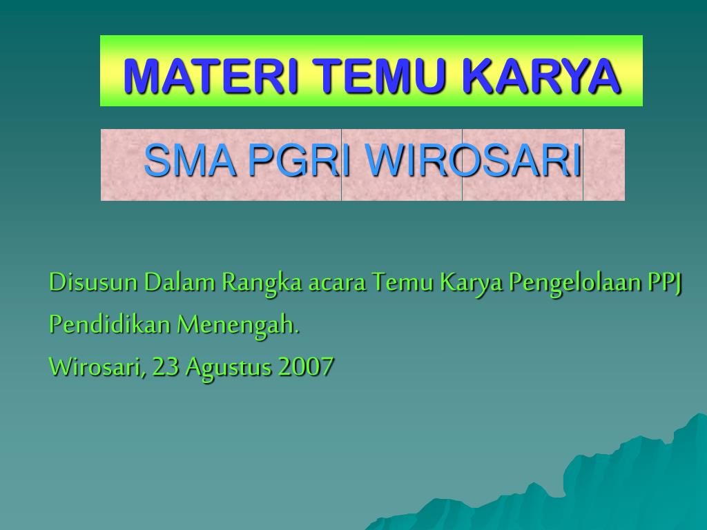 PPT - MATERI TEMU KARYA PowerPoint Presentation, free download - ID:4586748