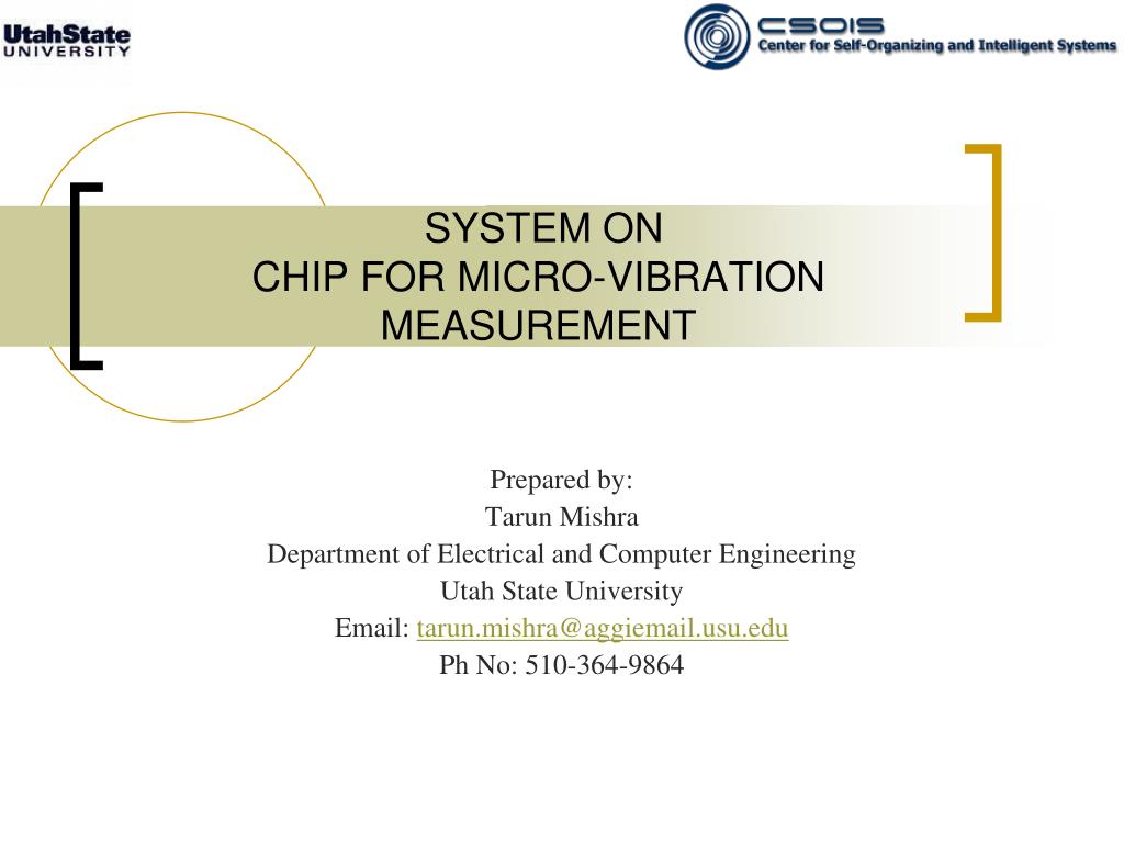 PPT - SYSTEM ON CHIP FOR MICRO-VIBRATION MEASUREMENT PowerPoint ...