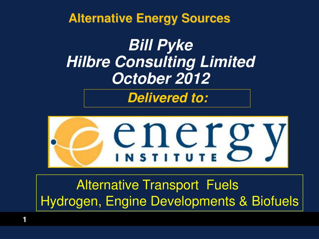 PPT - Alternative Energy Sources PowerPoint Presentation, free download ...
