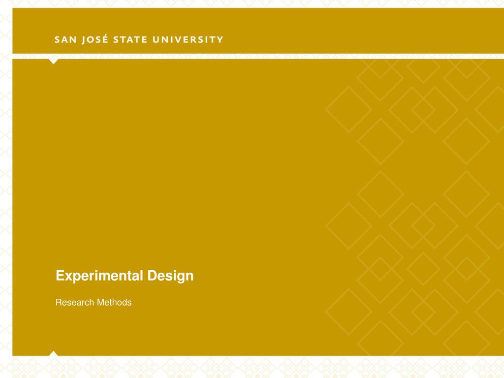 PPT - Experimental Design PowerPoint Presentation, free download - ID ...