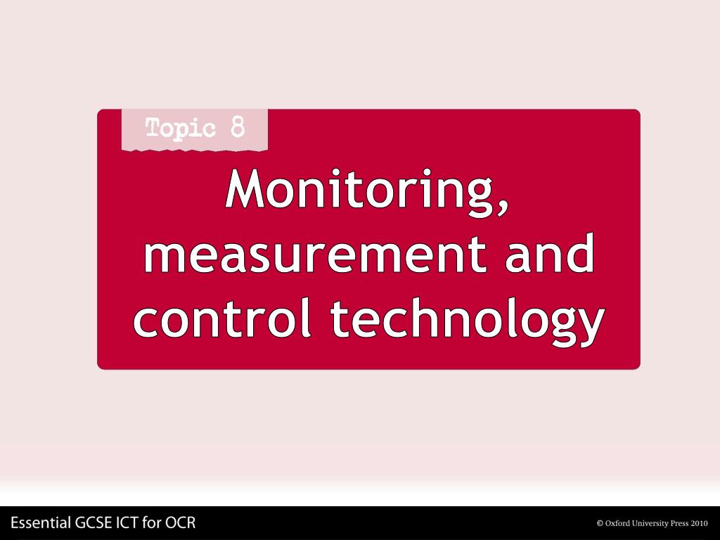 PPT - Monitoring, measurement and control technology PowerPoint ...