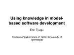 PPT - Model-Based Software Development PowerPoint Presentation, free download - ID:1375829