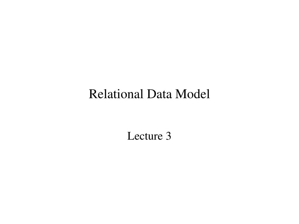 PPT - Relational Data Model PowerPoint Presentation, free download - ID ...