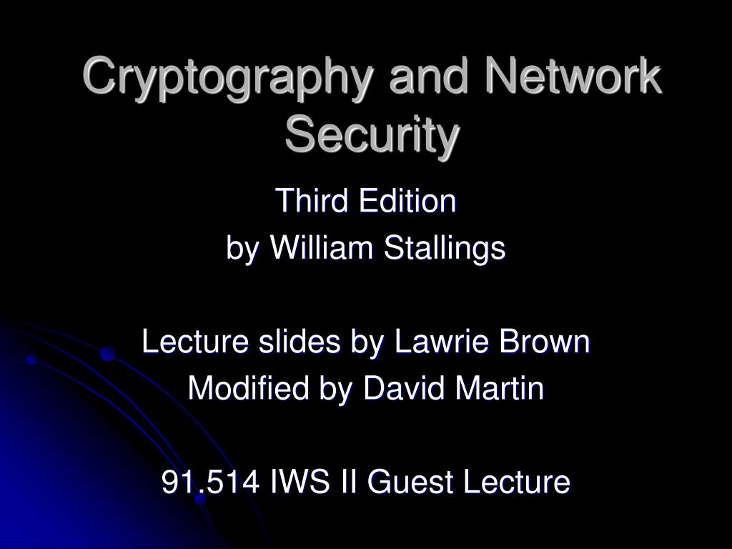 PPT - Cryptography and Network Security PowerPoint Presentation, free ...