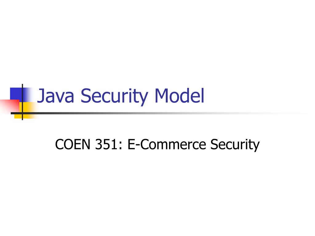 PPT - Java Security Model PowerPoint Presentation, free download - ID ...