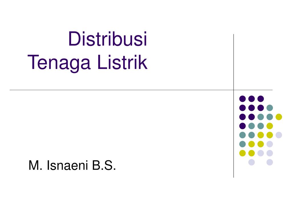 PPT - Distribusi Tenaga Listrik PowerPoint Presentation, free download ...