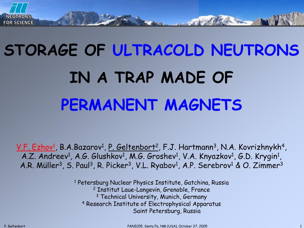 PPT - NEUTRONS FOR SCIENCE PowerPoint Presentation, free download - ID ...
