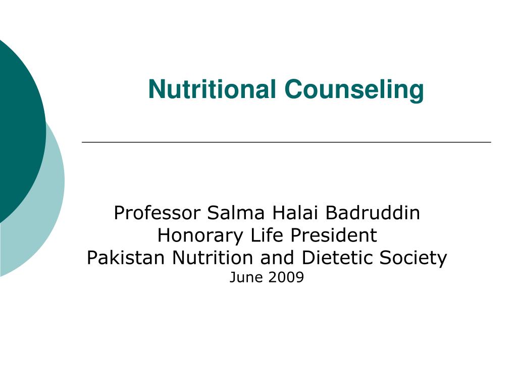 PPT - Nutritional Counseling PowerPoint Presentation, free download ...