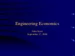 PPT - Engineering Economics PowerPoint Presentation, free download - ID:4005217