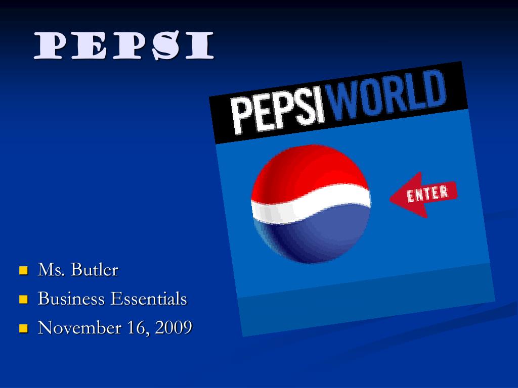 PPT - PEPSI PowerPoint Presentation, free download - ID:4611651