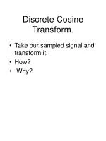 PPT - 1-D DISCRETE COSINE TRANSFORM DCT PowerPoint Presentation, free ...
