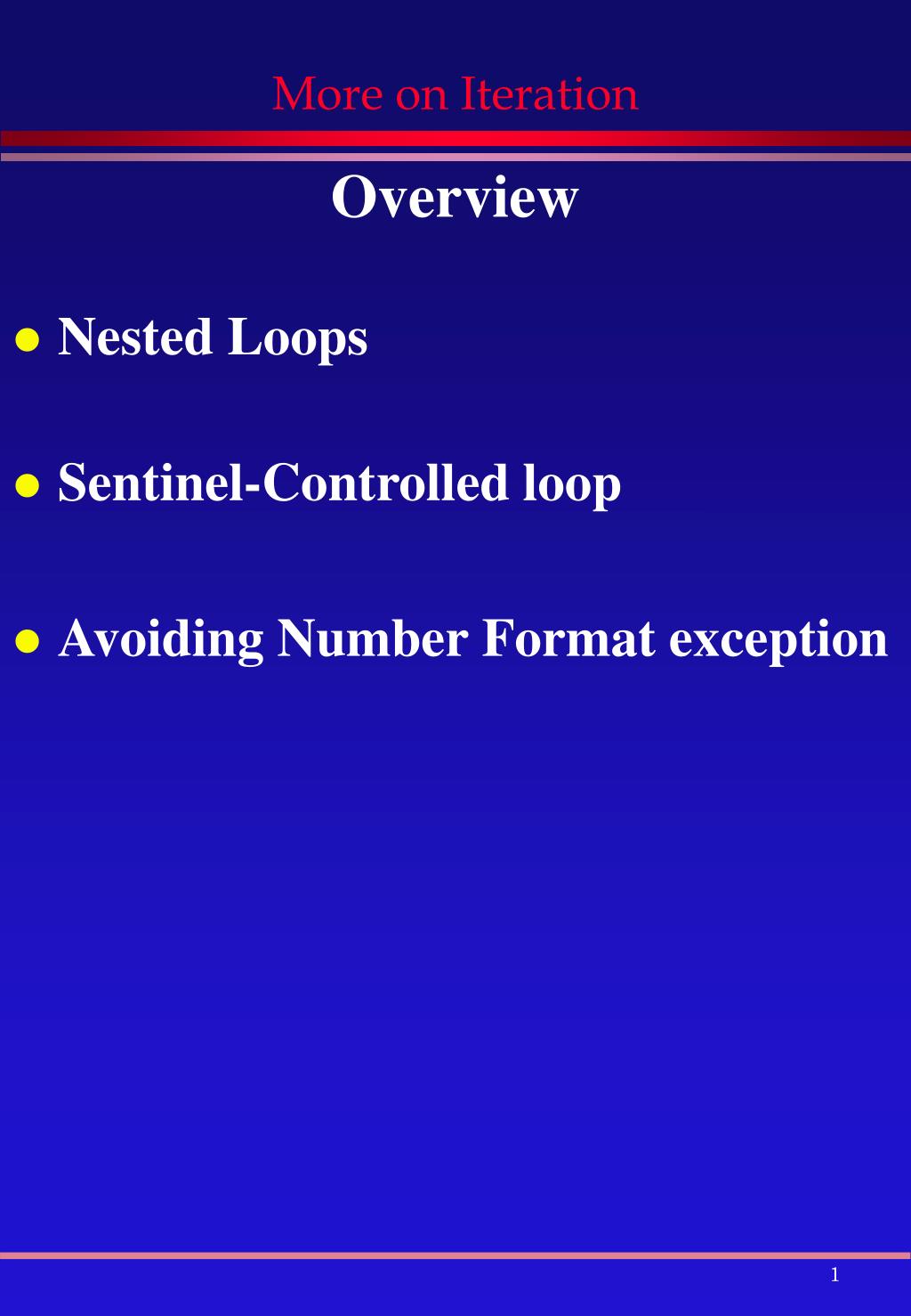 PPT - More on Iteration PowerPoint Presentation, free download - ID:4613633